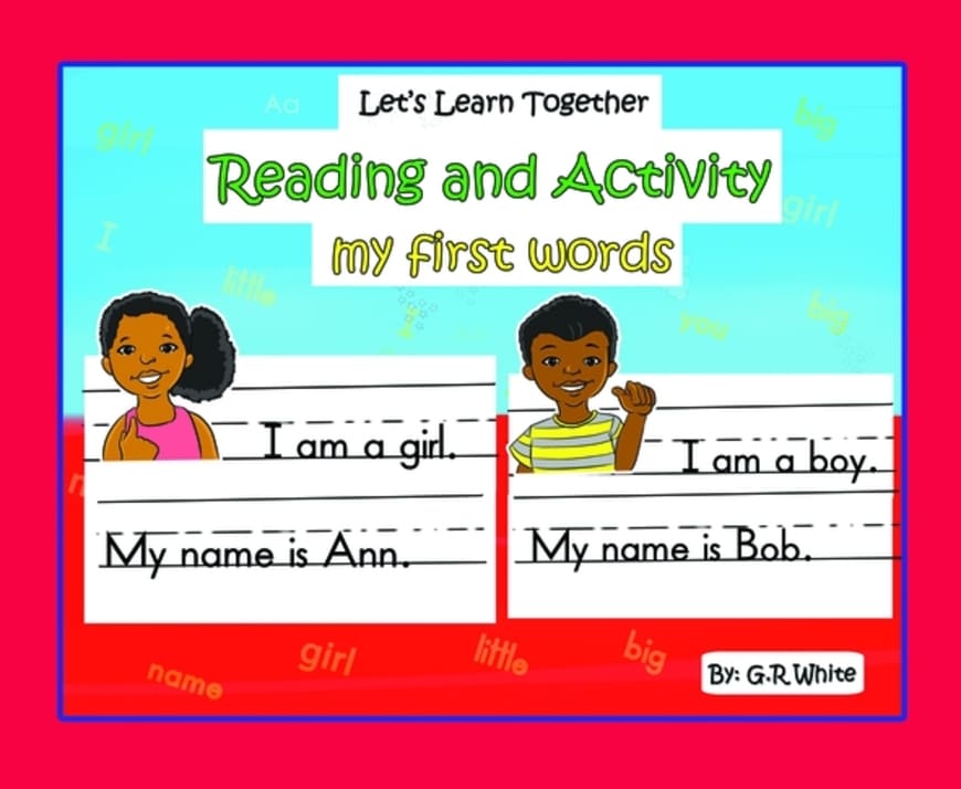 Let’s Learn Together – Reading and Activity My First Words