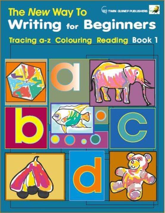The New Way To Writing for Beginners Tracing a-z Colouring Reading Book 1